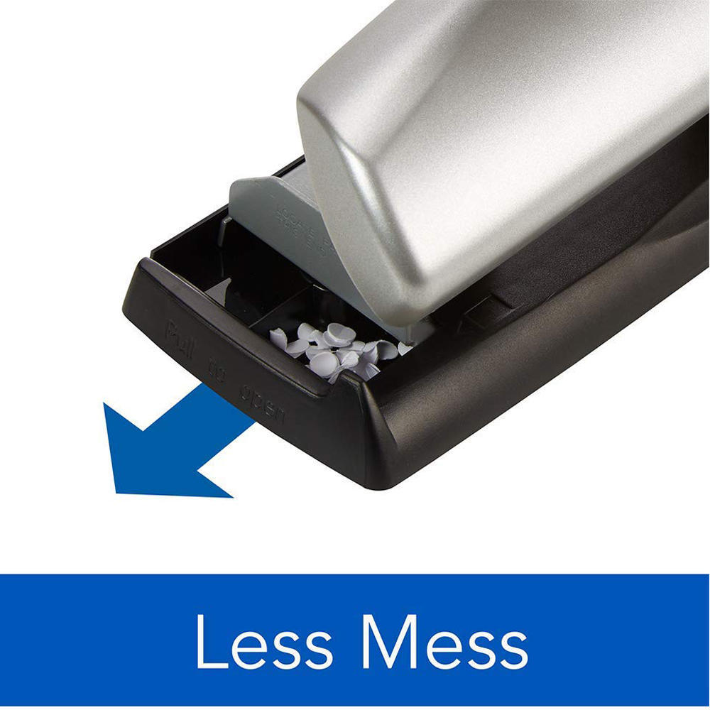 Swingline® Light Touch® 2 to 3 Holes Lever Paper Punch, 12-Sheet ...