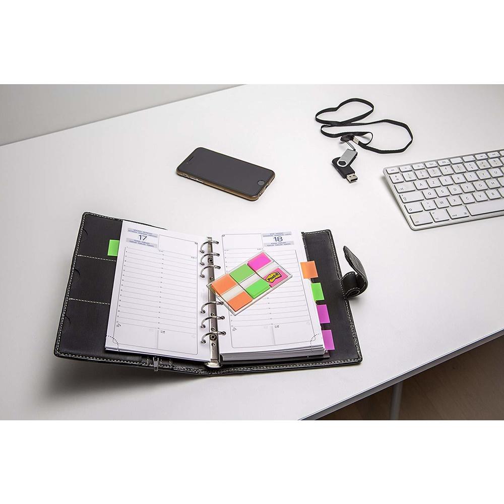 Post-it® Onglets, 0,94" de large, couleurs variées, 60 Comprimés ...