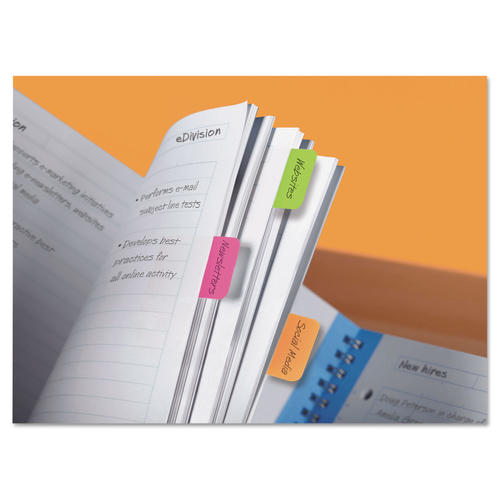Post-it® Onglets, 0,94" de large, couleurs variées, 60 Comprimés ...