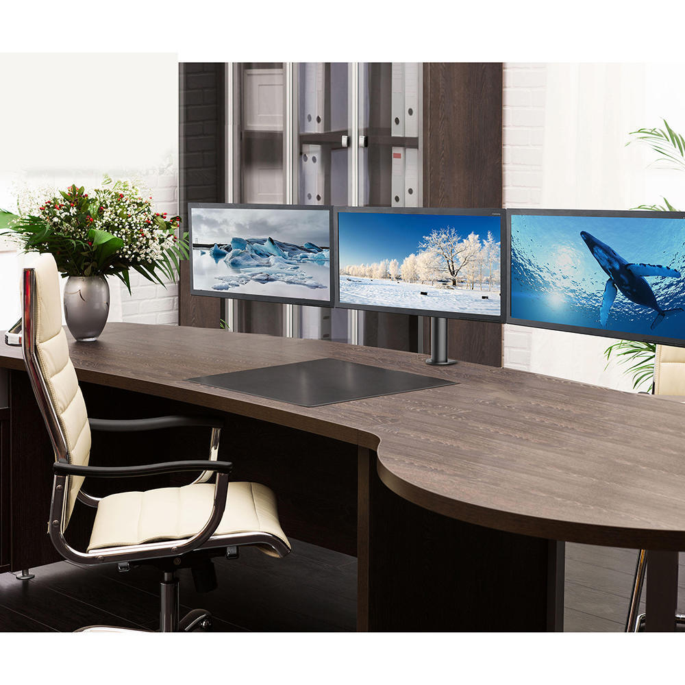 Triple Monitor Stand for 10''- 30'' Screens - PrimeCables