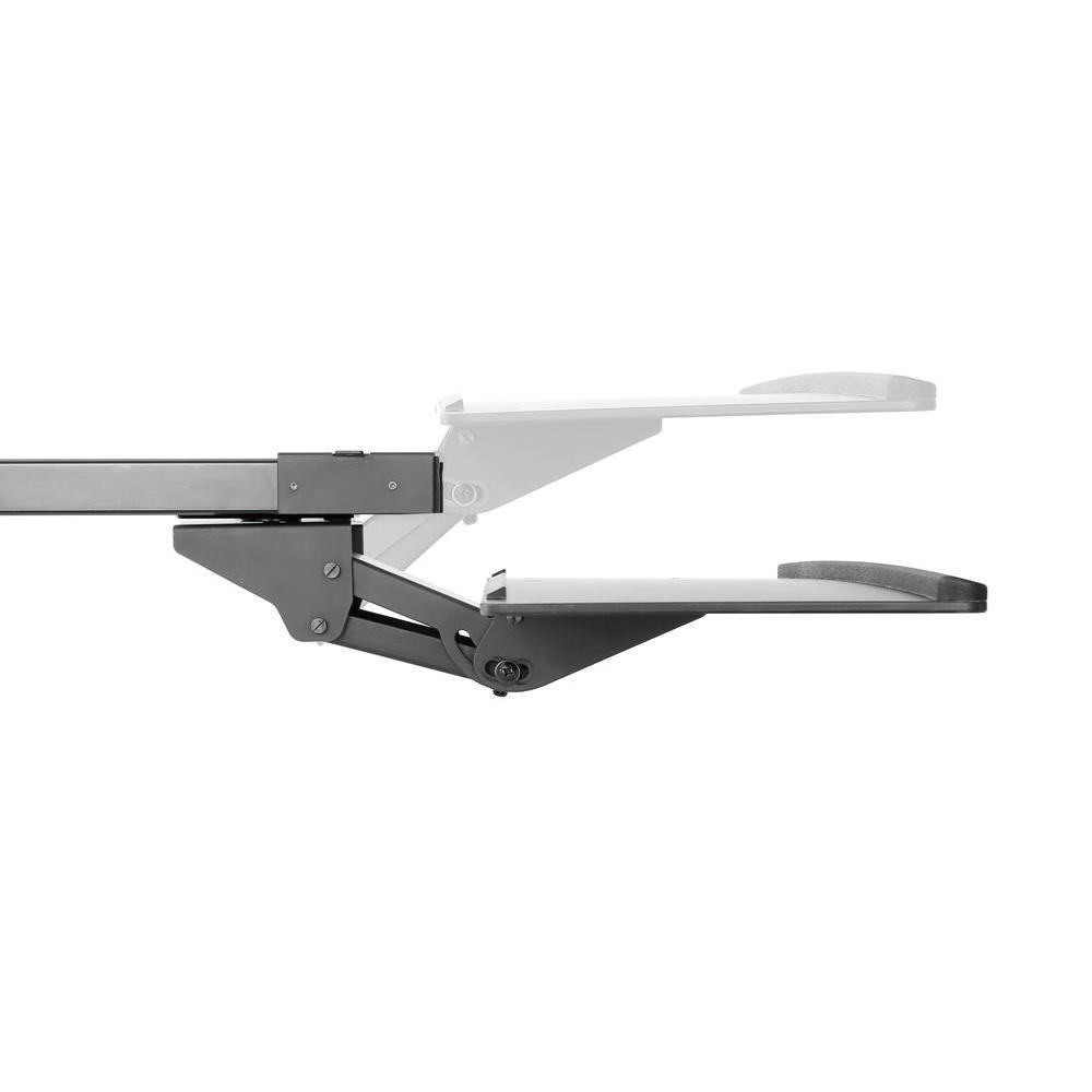 Adjustable Keyboard and Mouse Tray - Ergonomic Under-Table Mount