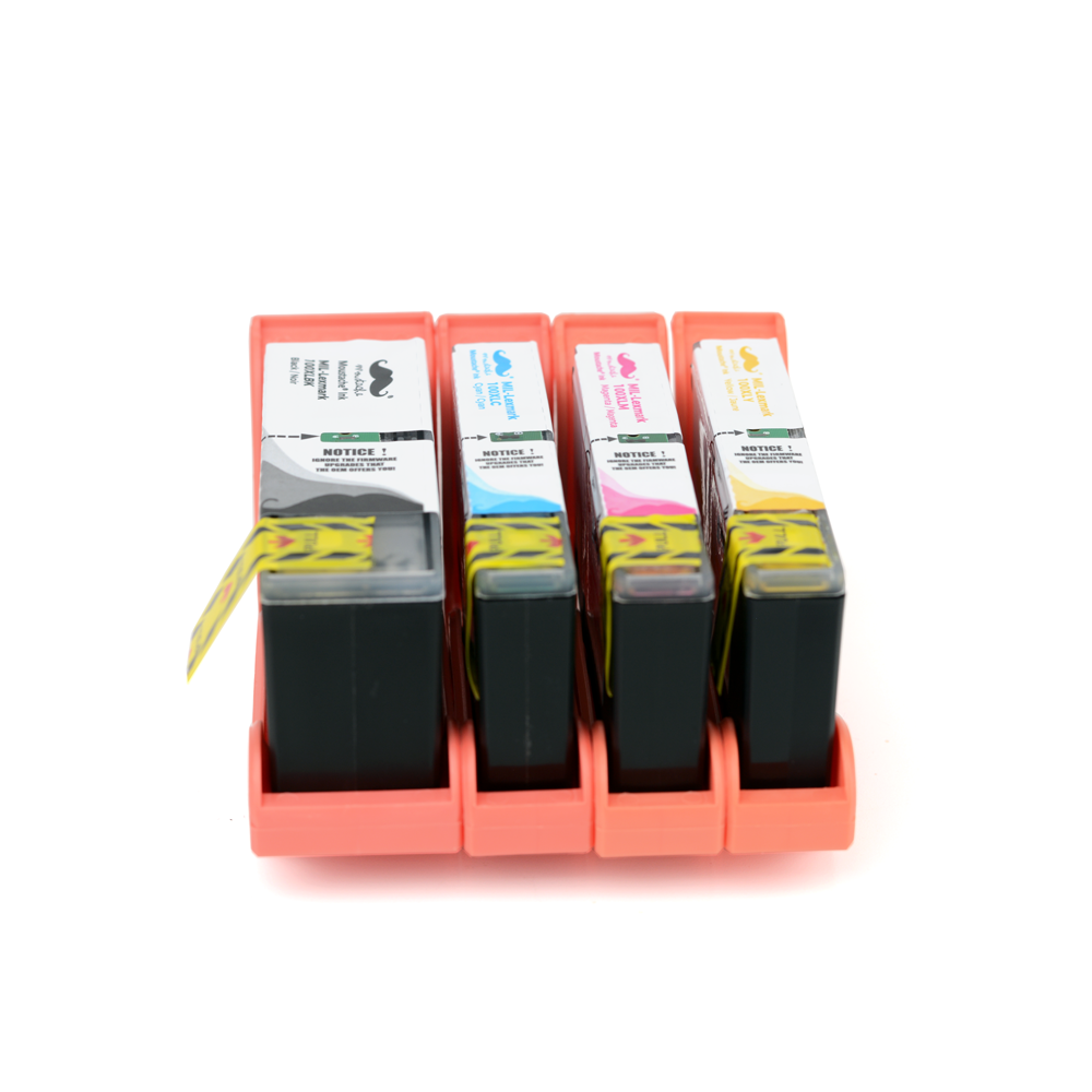 Lexmark 100XL Compatible Ink Cartridge Combo High Yield BK/C/M/Y ...