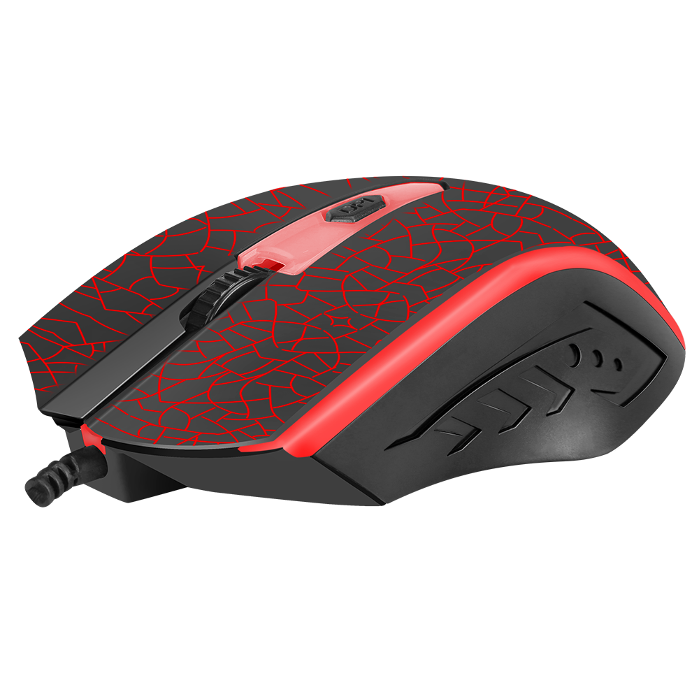 Gaming Mouse Backlit scroll wheel with enhanced grip with DPI 800-1200
