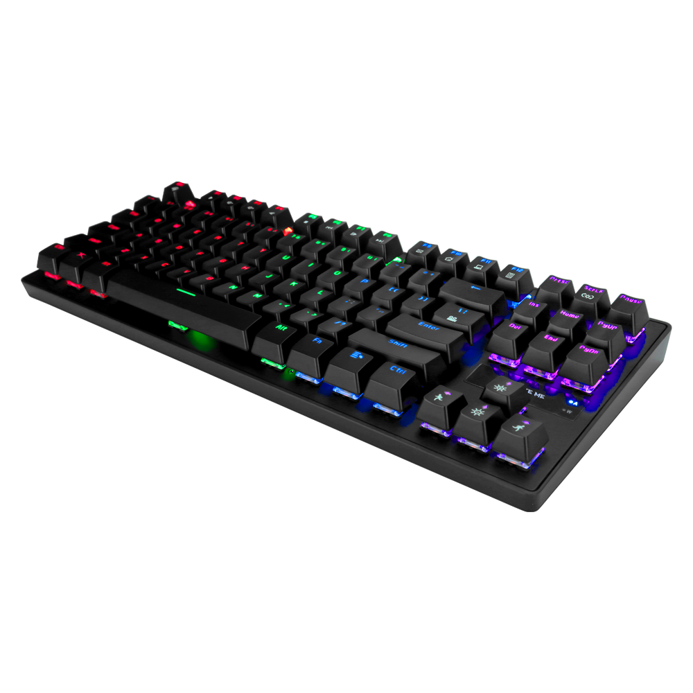 Mechanical Gaming Keyboard 87 Keys Rainbow backlight
