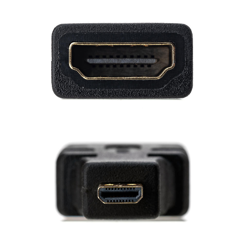 HDMI Micro Connector Male to HDMI Connector Female Port Saver Adapter ...