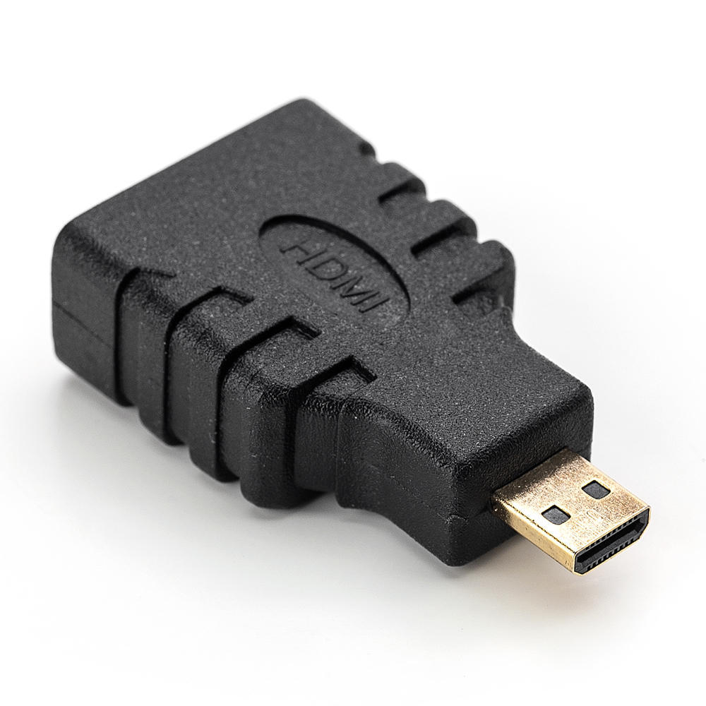 HDMI Micro Connector Male to HDMI Connector Female Port Saver Adapter ...