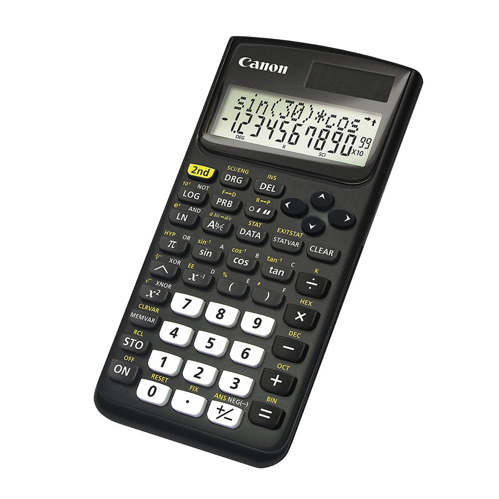 Canon F-730SX Scientific Calculator with 163 Functions, Black