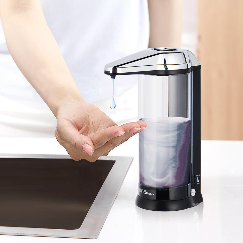 Automatic Drip Soap Dispenser 500ml, Touchless Infrared Motion Battery ...