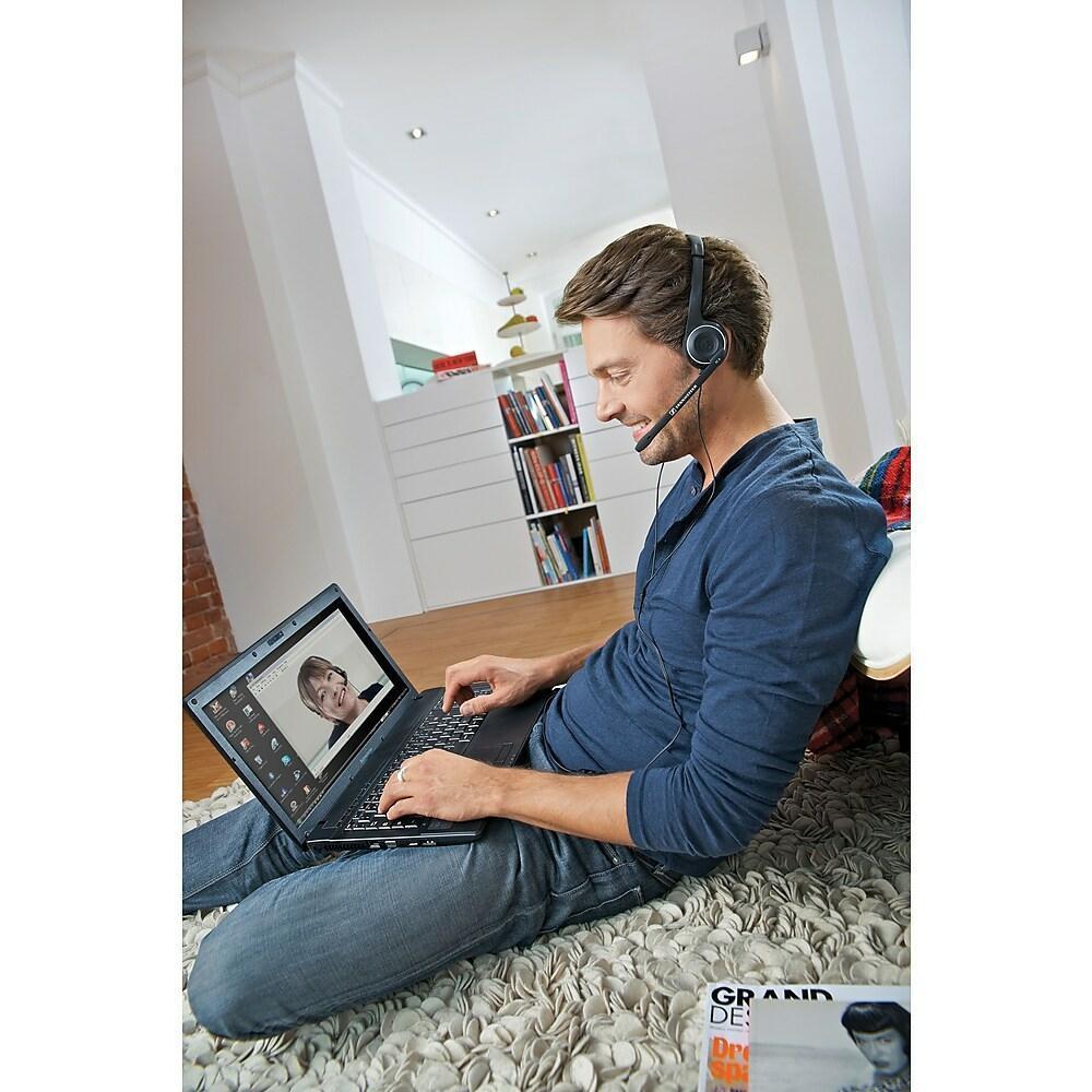 Sennheiser PC 8 USB Over The Head - Binaural VoIP Headset With USB ...
