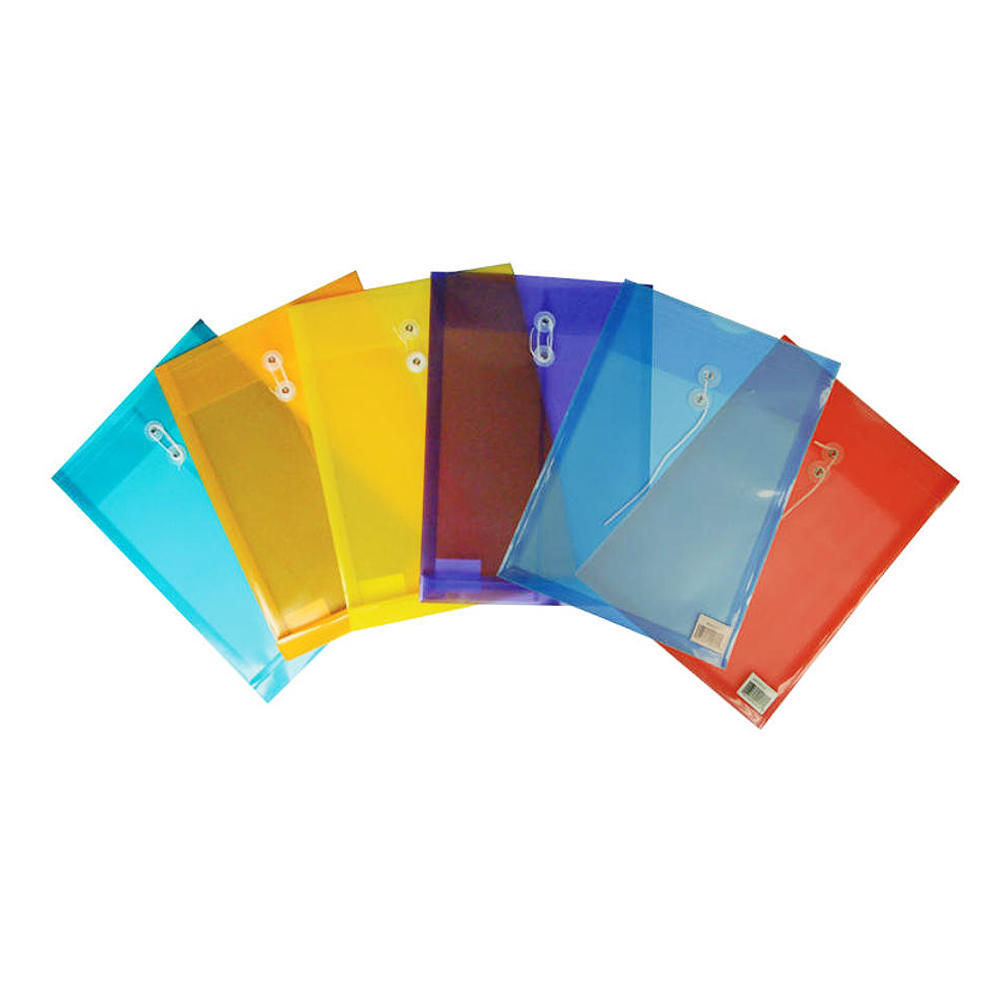 Geocan® Vertical Translucent Poly Envelope, 9-3/4" x 13-1/2", Assorted ...