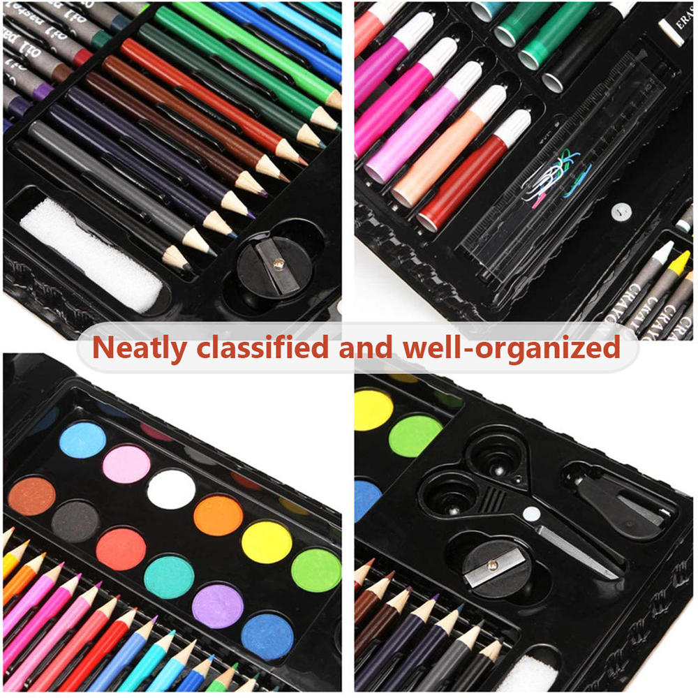 150pcs Deluxe Art Set, Watercolour Painting & Drawing Set