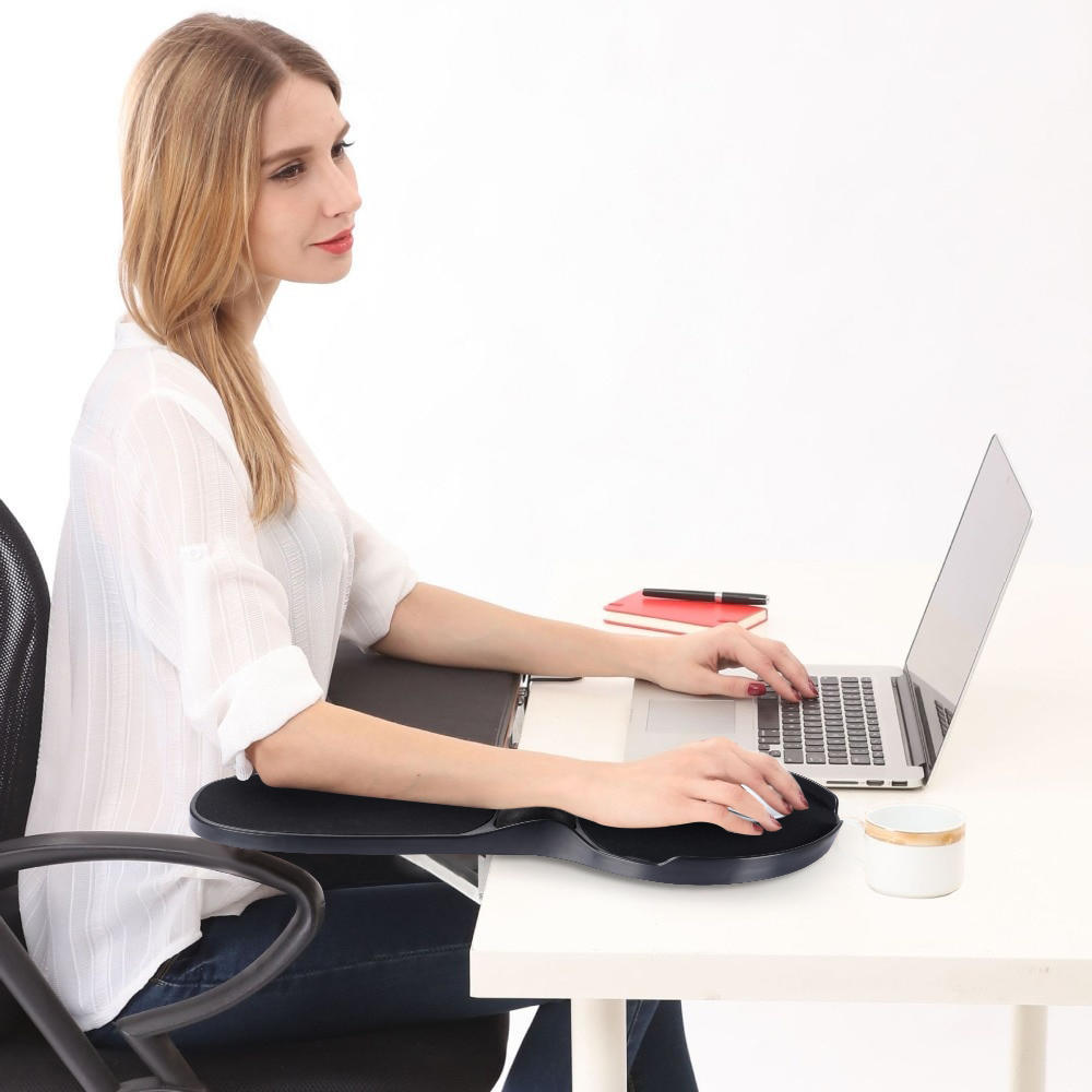 Ergonomic Home Office Computer Arm Rest Chair Armrest Mouse Pad Mat ...
