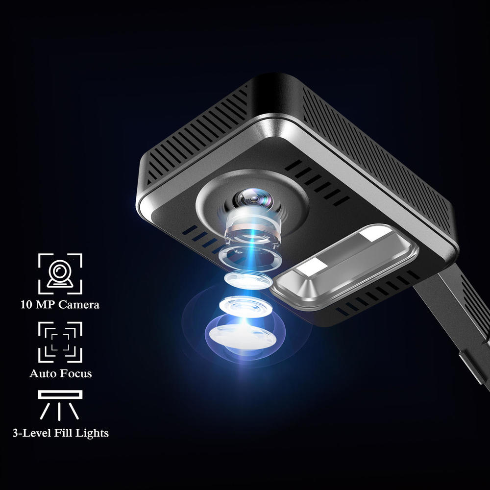 Portable A3 Document Camera Scanner, 10 MP HD OCR Visualizer with HDMI ...