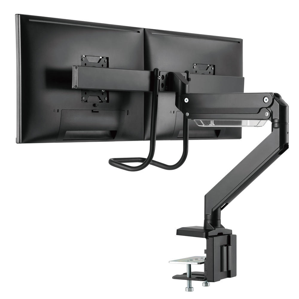 Dual Screen Desktop Display Mount - Full Motion – Fits Monitors 17 to ...