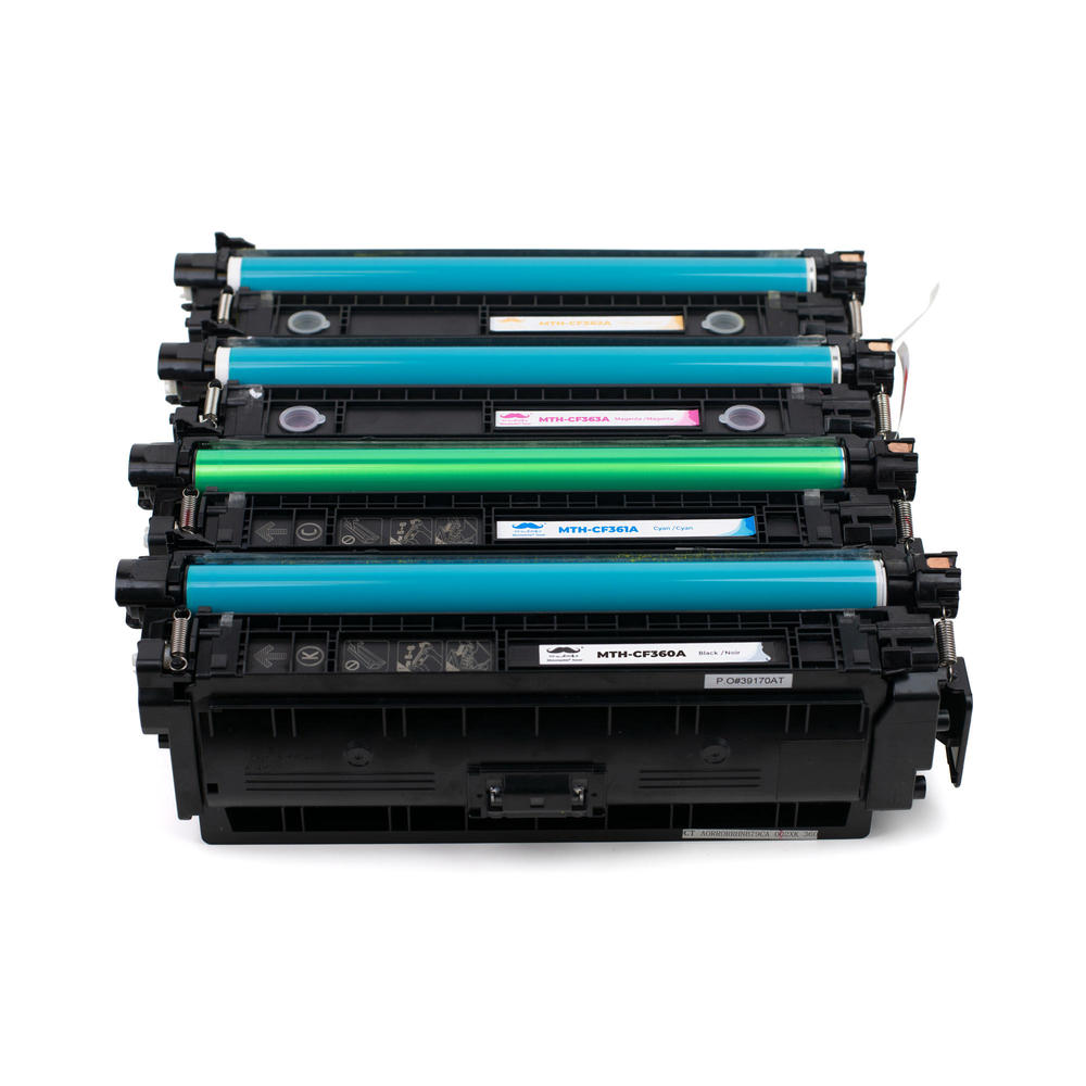 Compatible Toner Cartridge Replacement for HP 508A ( Black, Cyan ...