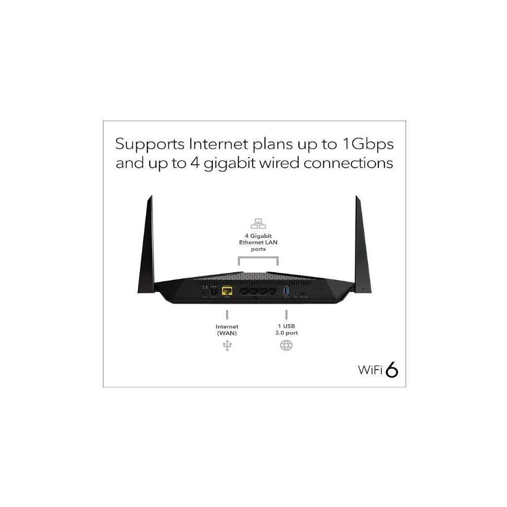 Routeur Wi-Fi 6 Netgear Nighthawk AX4 AX3000 à 4 flux