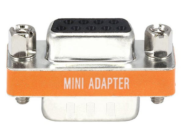 DB9, M/F, Null Modem Mini Type - Monoprice