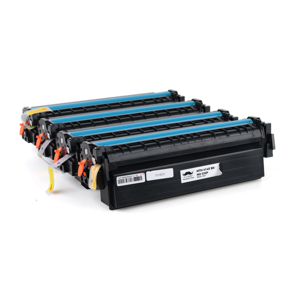 HP 414X Compatible Toner Cartridge Combo High Yield BK/C/M/Y - No Chip ...