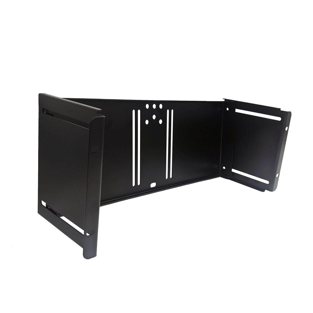 19 Inch Adjustable Rack Mount Monitor Mount - 4U - VESA 75x75, 100x100