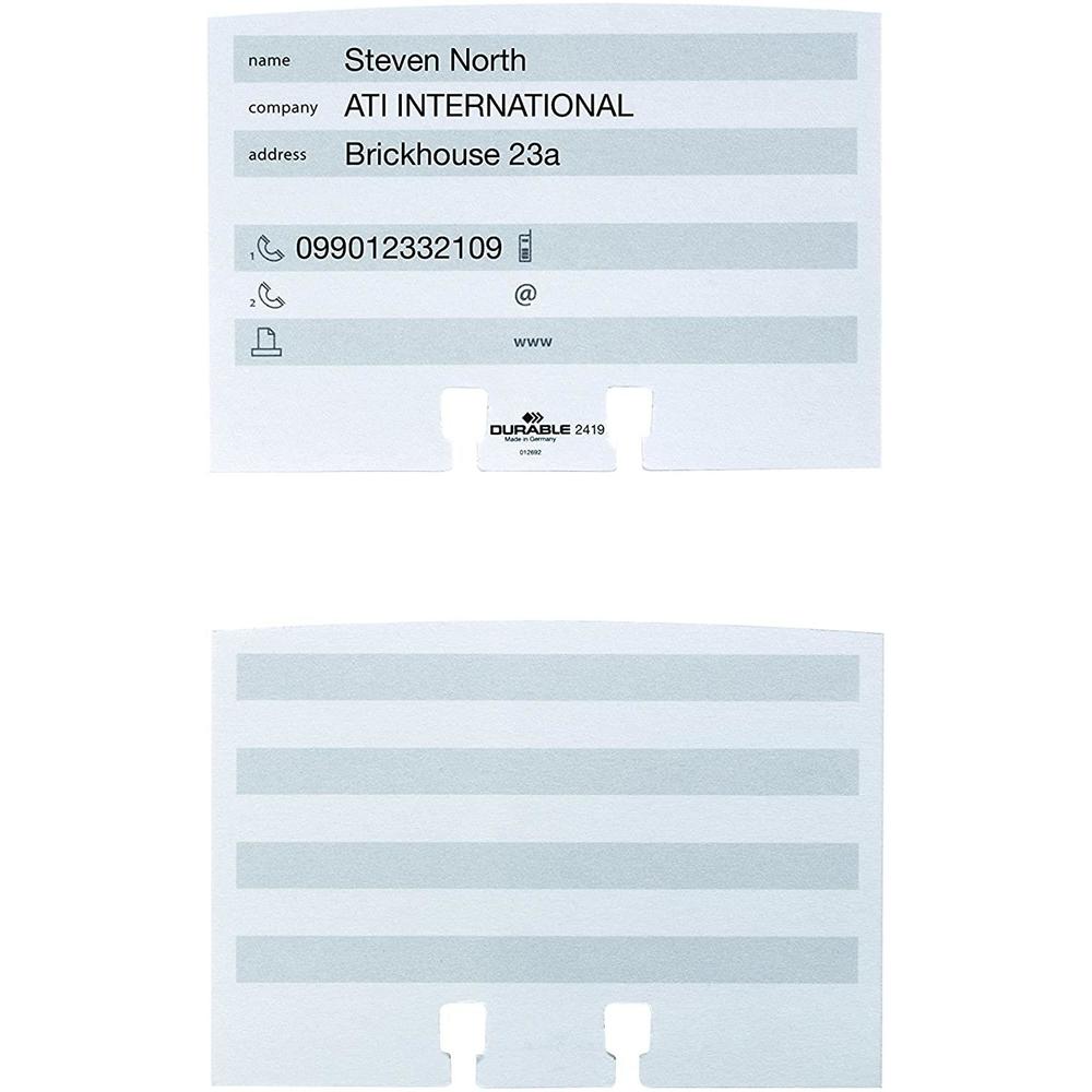 Durable TELINDEX, Black Flip Rotary Address Card File, 500 Double-Sided ...