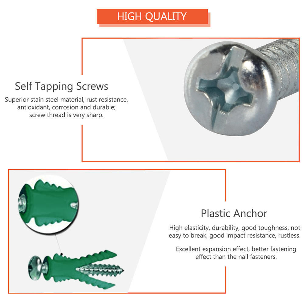 Kit d'assortiment de vis pour cloisons sèches auto-perceuses en ...