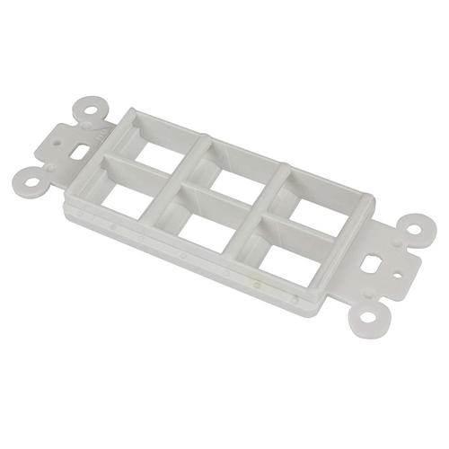 Decorator Wallplate For Keystone Jacks And Modular Inserts 6 Ports ...