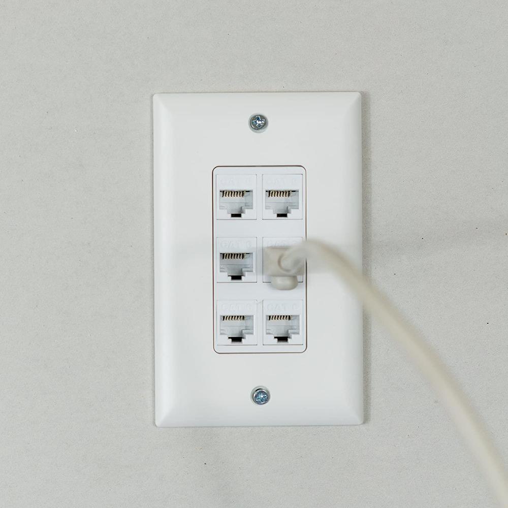 Decorator Wallplate For Keystone Jacks And Modular Inserts 6 Ports ...