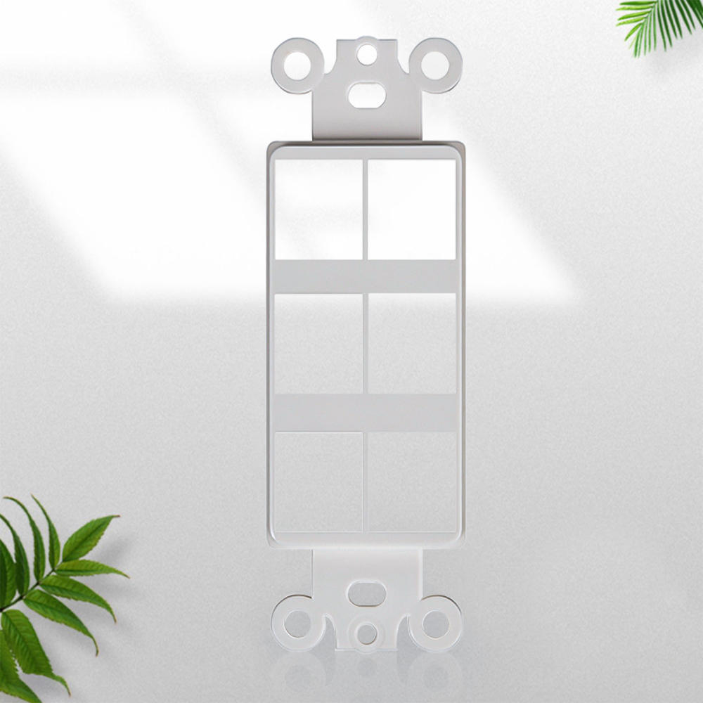 Decorator Wallplate For Keystone Jacks And Modular Inserts 6 Ports ...