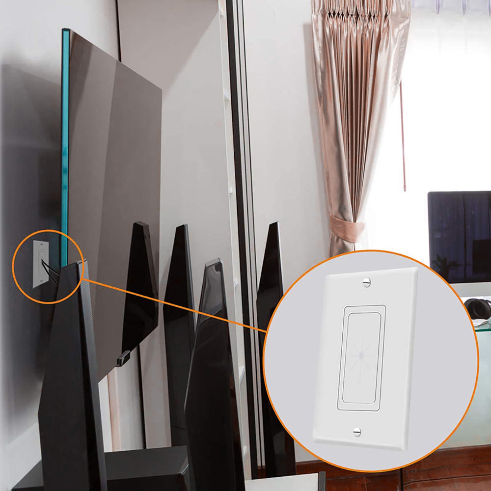 Split Type TV Flexible Plate Pass Through Insert for Media Cables ...