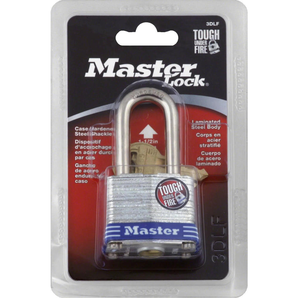 Master Lock Padlock 3DLF, 4-pin cylinder, 574103