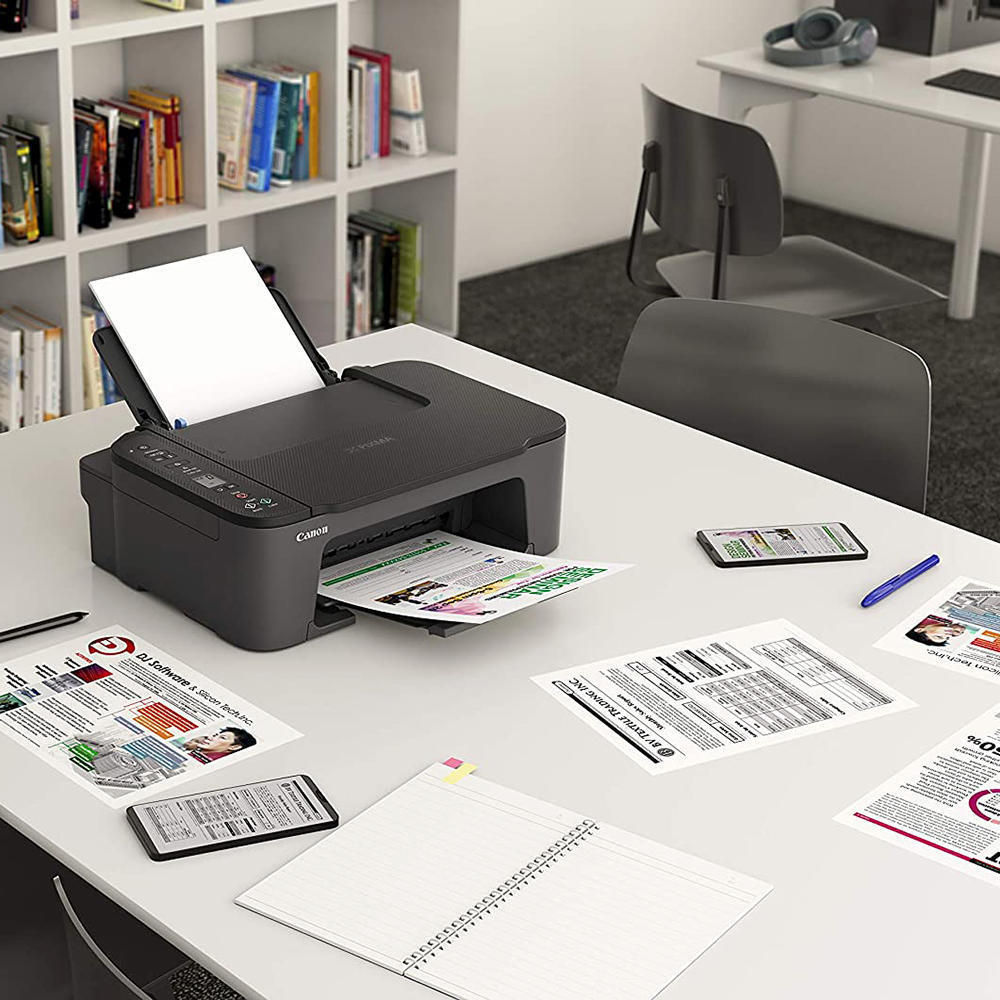 Canon PIXMA TS3420 Wireless Color Inkjet Printer (4463C003), Black ...