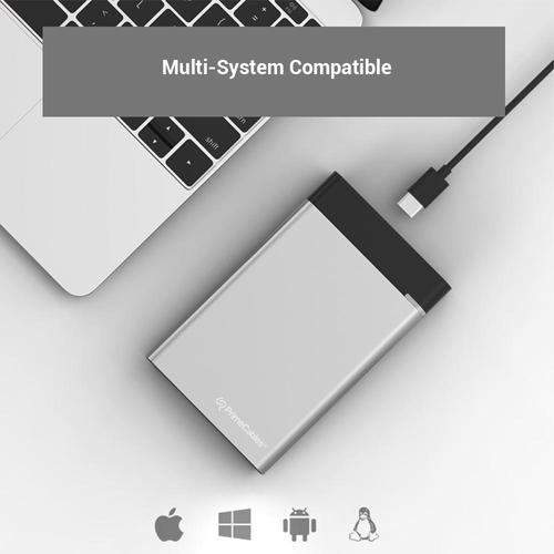 Portable Aluminum 2.5" HDD Enclosure USB3.0 to SATA Hard Disk Drive ...