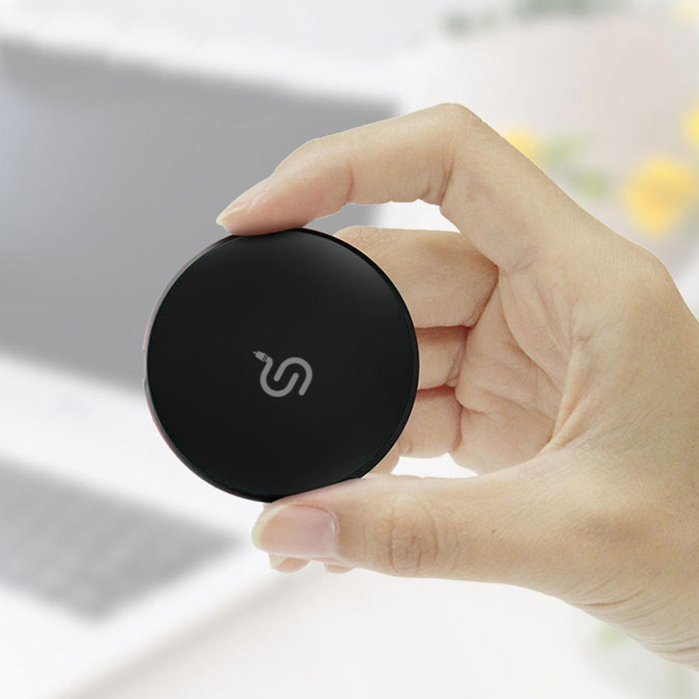 2-in-1 Round Retractable Type-C & Micro USB to USB Sync Fast Charging ...