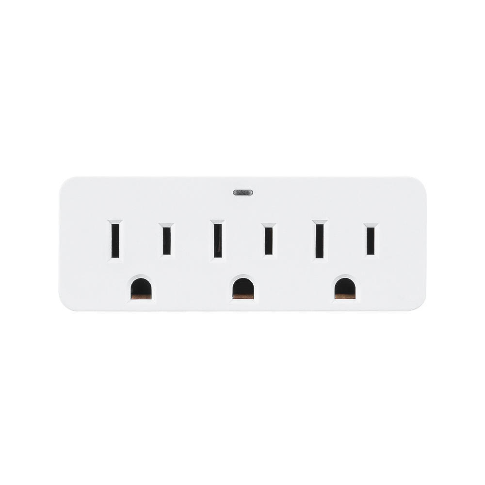 Multi Plug Outlet Extender with 3 Electrical Outlets 3-Prong Wall ...