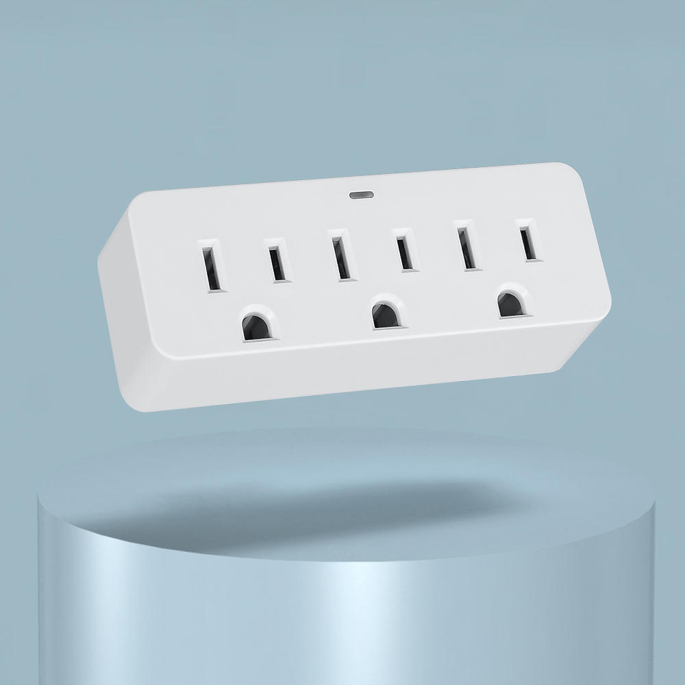Multi Plug Outlet Extender with 3 Electrical Outlets 3-Prong Wall ...