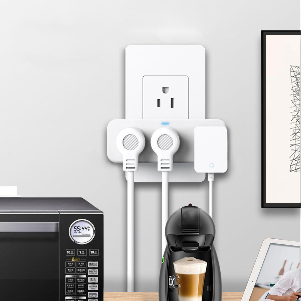 Multi Plug Outlet Extender with 3 Electrical Outlets 3-Prong Wall ...