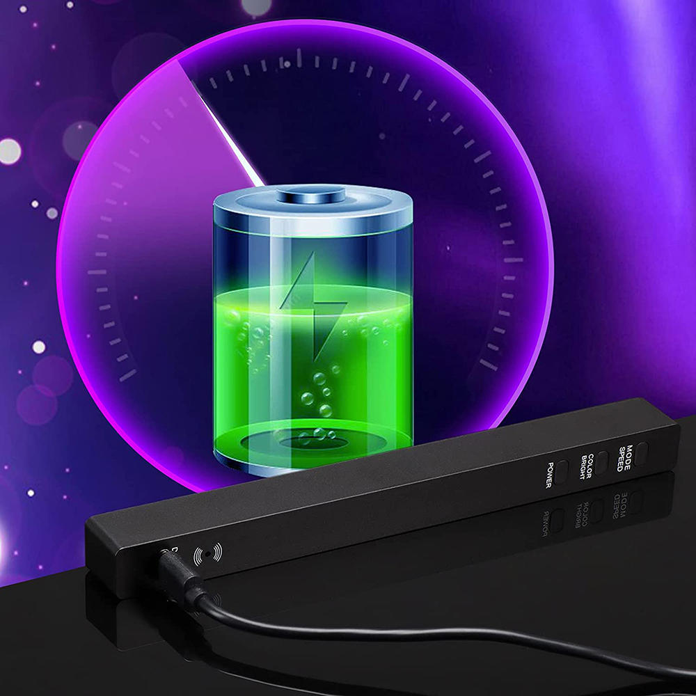 RGB Sound Control Rhythm Lights, 32 LED 18 Colors Audio Spectrum ...