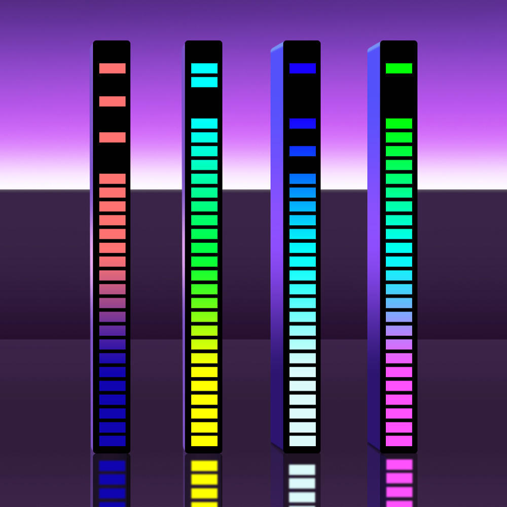 RGB Sound Control Rhythm Lights, 32 LED 18 Colors Audio Spectrum ...