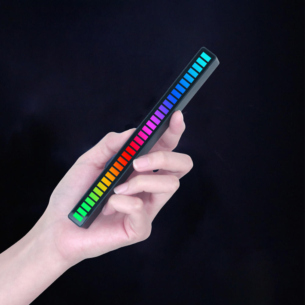 RGB Sound Control Rhythm Lights, 32 LED 18 Colors Audio Spectrum ...