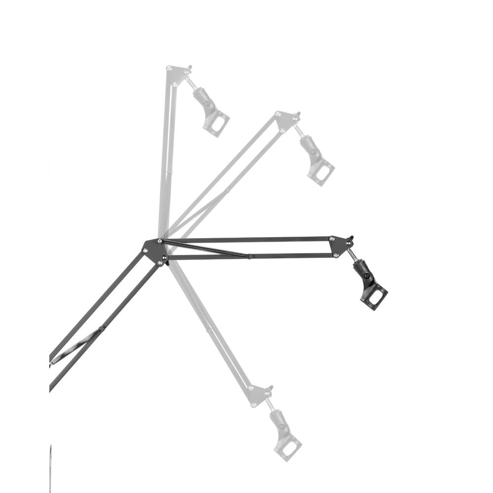 Dual Monitor Mount with Mic & Camera Setup - PrimeCables®