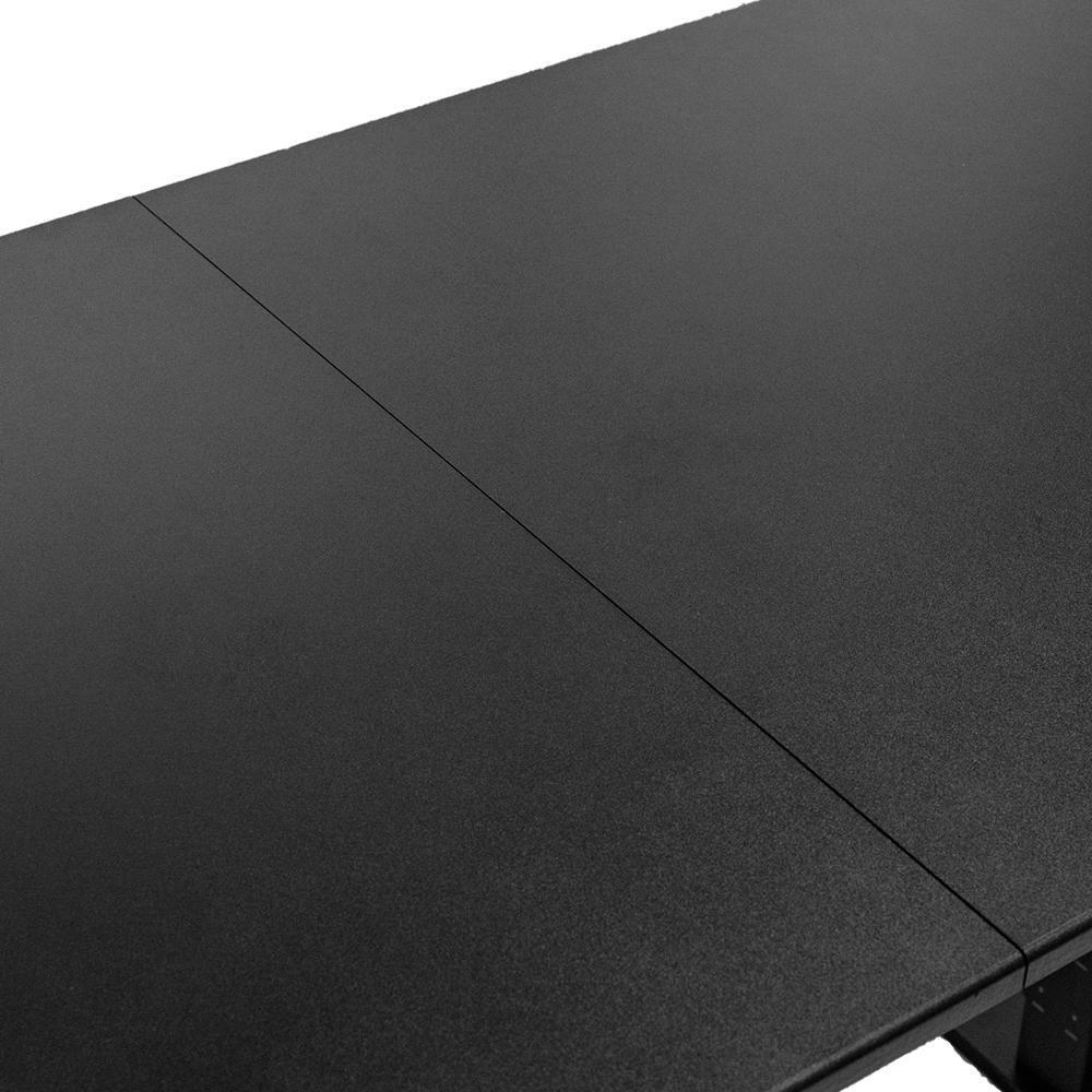 Table Top for Height Adjustable Desk Frame, 59" x 29.5", Black ...
