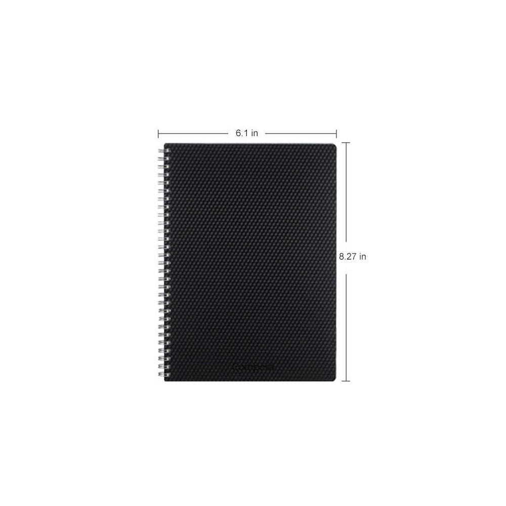 A5 Spiral Notebook with 60 Sheets of Quad Ruled and 20 Sheets of Blank ...