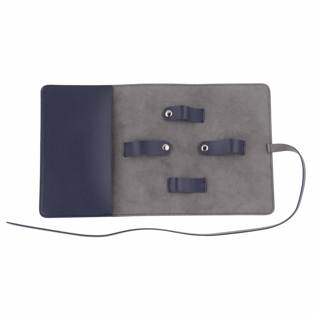 Leather Travel Charger Cord Roll Organizer, Electronic Accessories ...