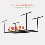 Overhead Garage Storage Adjustable Ceiling Storage Rack, 72" * 36" * 40 ...