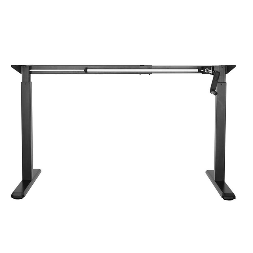 Manual Sit to Stand Adjustable Desk Riser Frame (Table Top Not Included ...