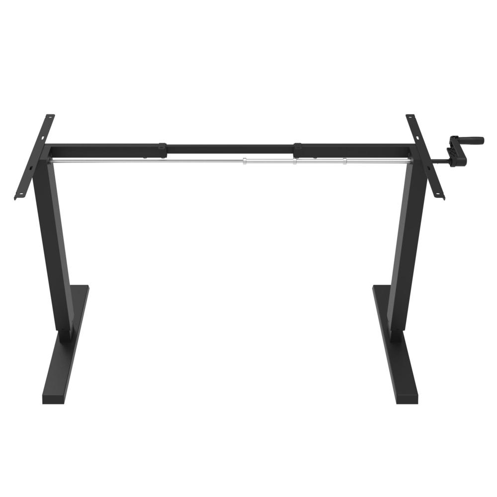 Manual Sit-Stand Height Adjustable All-in-One Standing Desk (Included ...