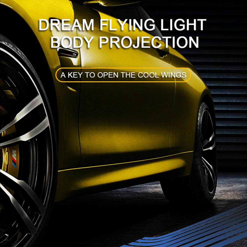 Car Door Welcome Projector, Universal Car Courtesy Door Ambient Lights ...