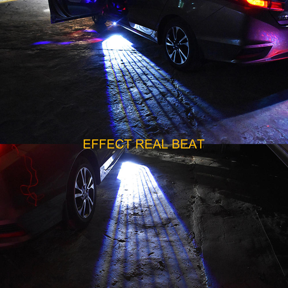 Car Door Welcome Projector, Universal Car Courtesy Door Ambient Lights ...