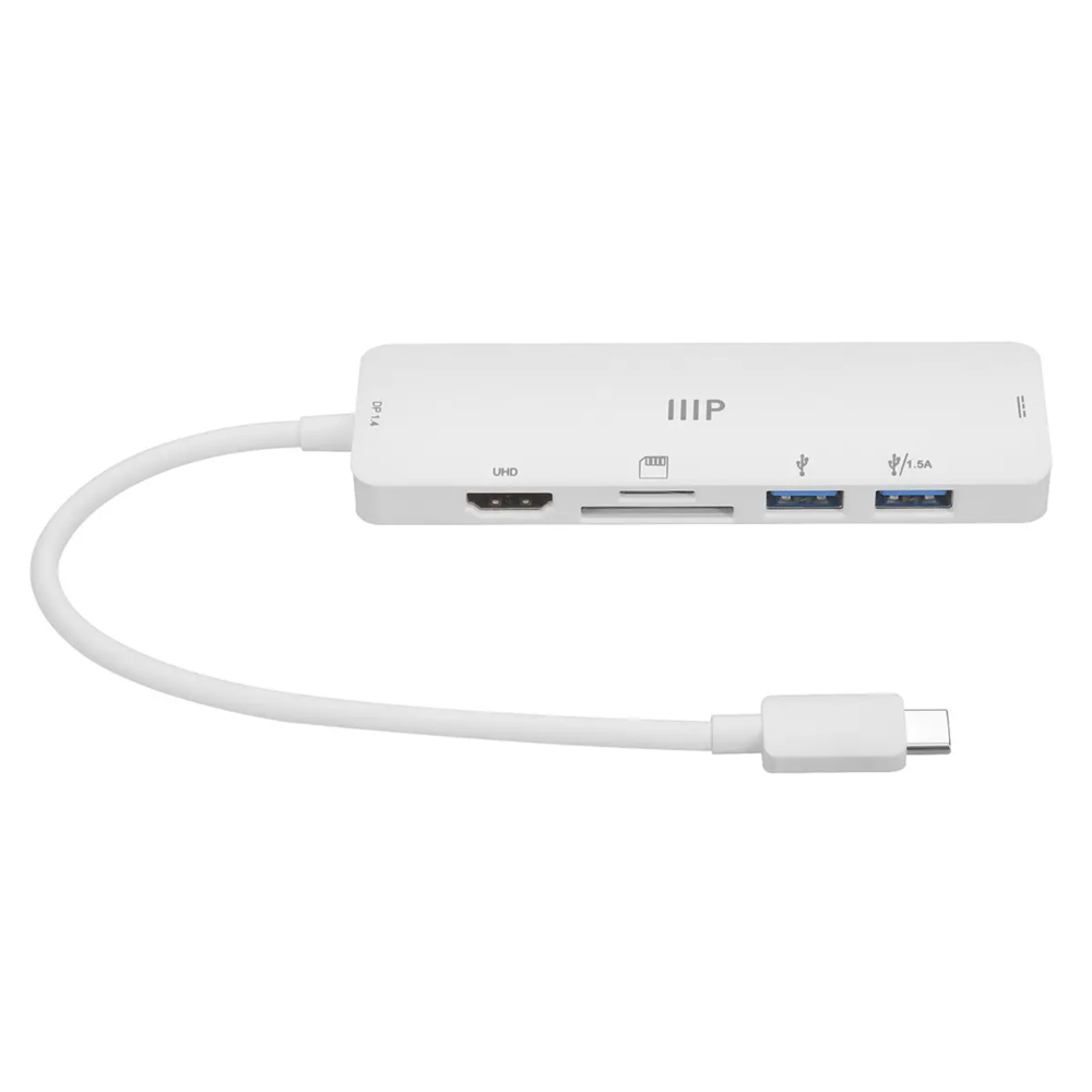 Monoprice 6-in-1 USB-C Multiport 4K HDMI Adapter