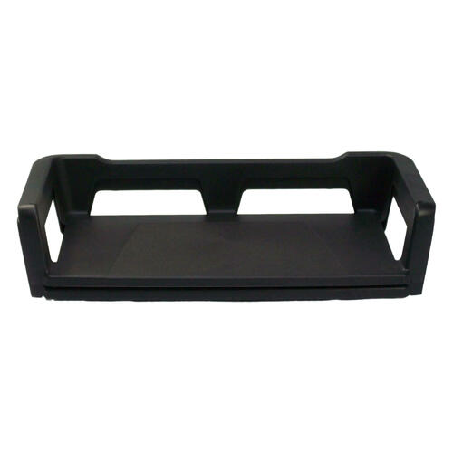Storex® Self Stacking Letter Tray, Plastic, Black